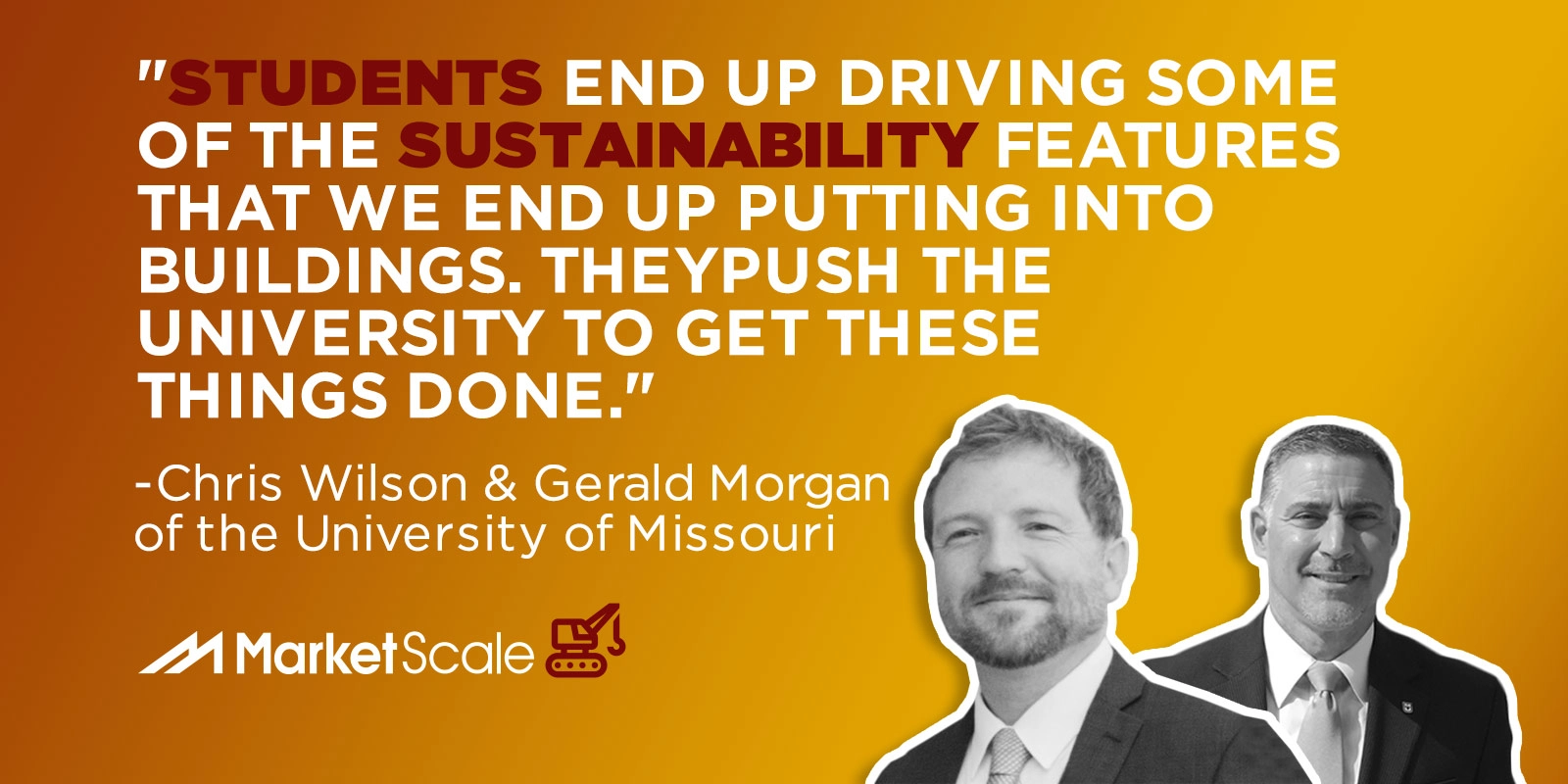 Who Wants Sustainable Campuses? Students Do. With Gerald Morgan and ...