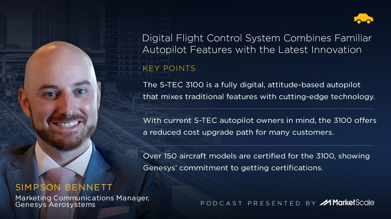 Digital Flight Control System Combines Familiar Autopilot Features with ...