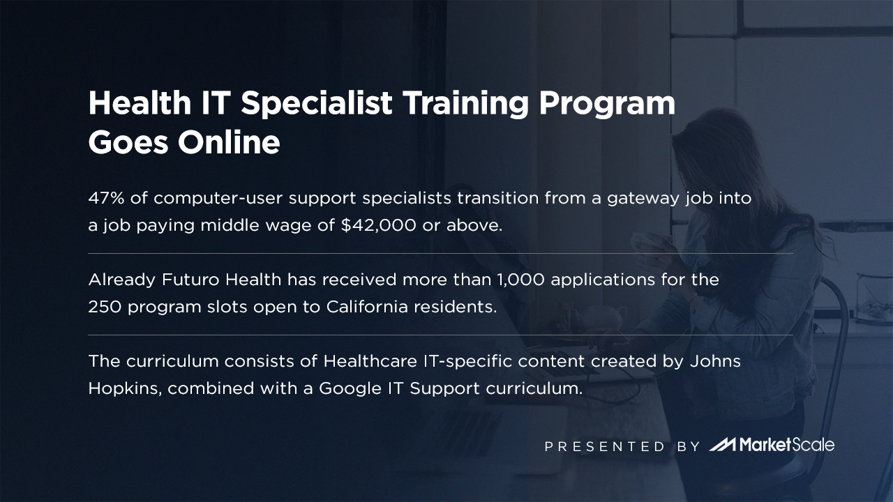 Health IT Specialist Program Goes Online