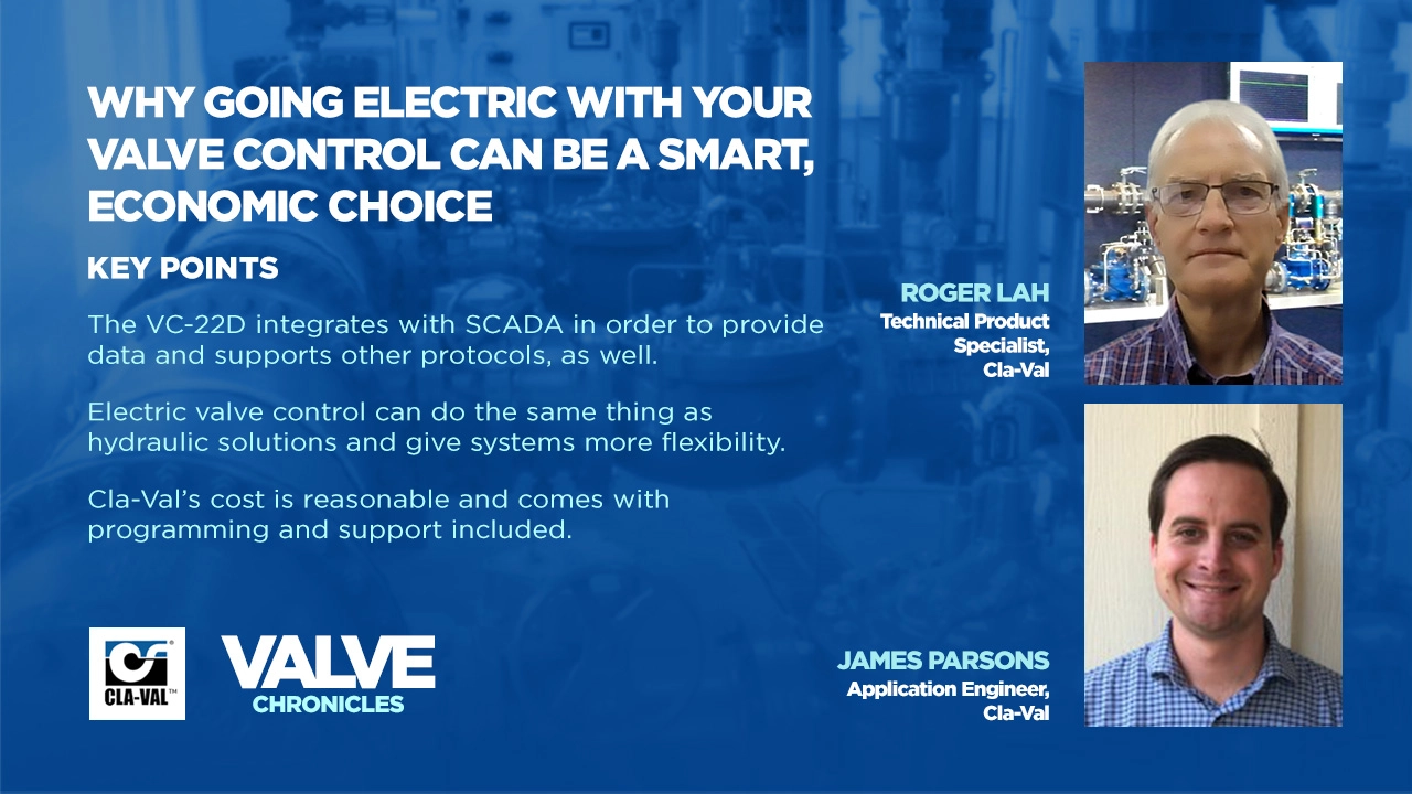 Why Going Electric with Your Valve Control Can Be a Smart, Economic Choice