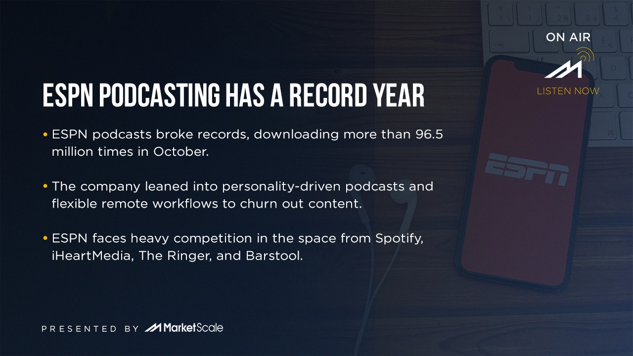 ESPN Podcasting Has a Record Year