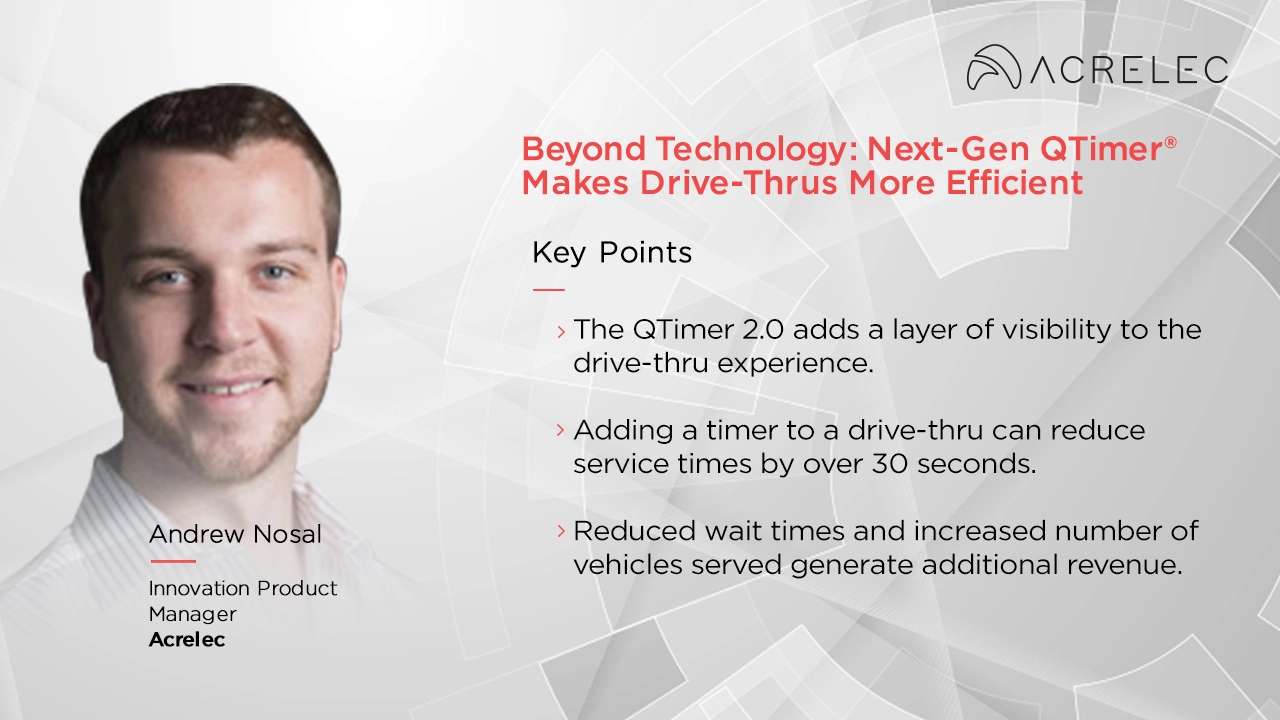 Next-Gen Timer Making Drive-Thrus More Efficient