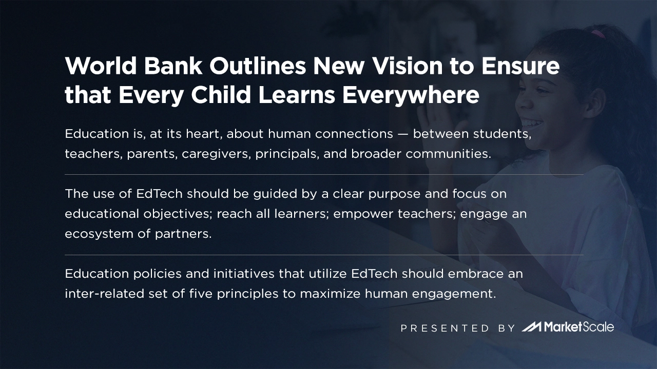 World Bank Outlines a New Vision to Ensure that Every Child Learns ...