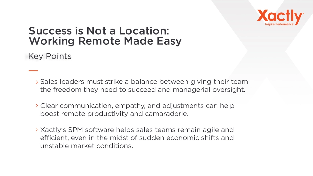 Success is Not a Location: Working Remote Made Easy