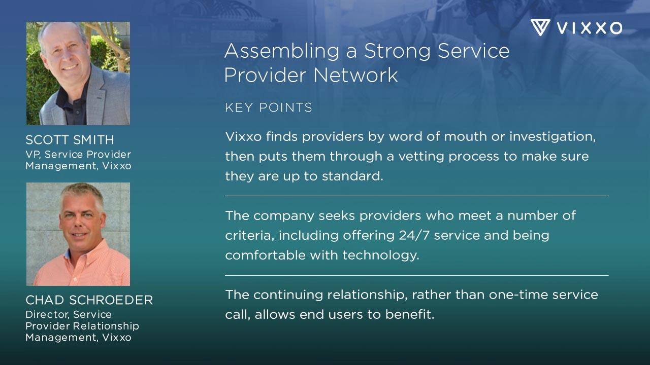 Get Your Fix: Assembling a Strong Service Provider Network