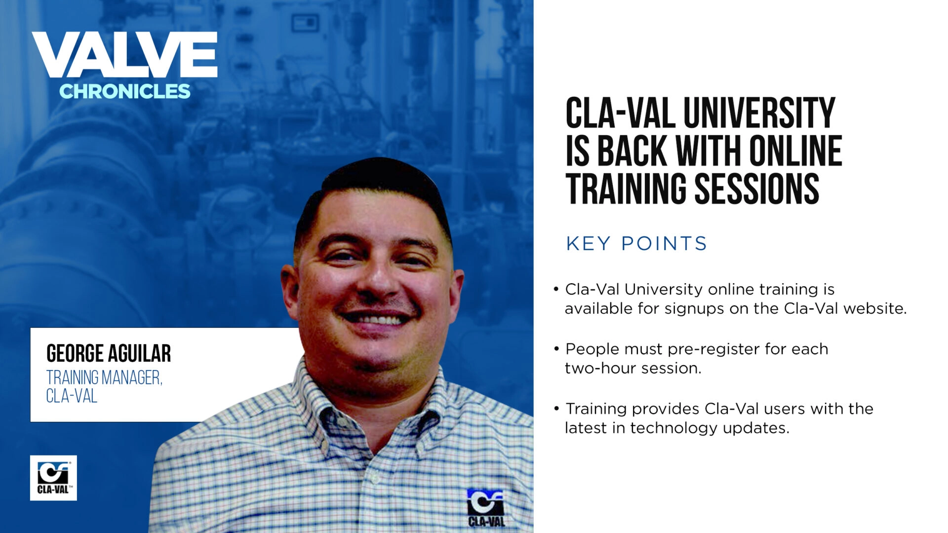 Valve Chronicles: Cla-Val University is Back with Online Training Sessions