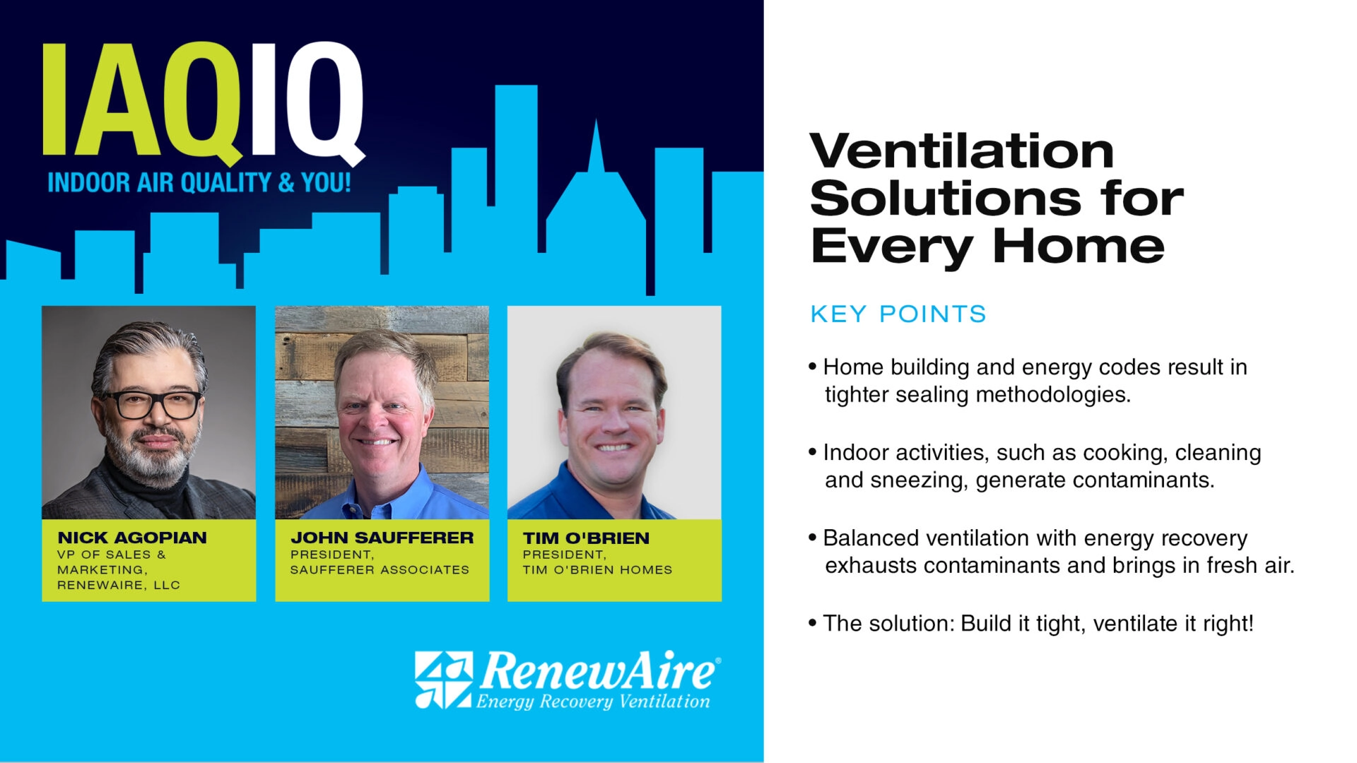 IAQ IQ: Ventilation Solutions for Every Home