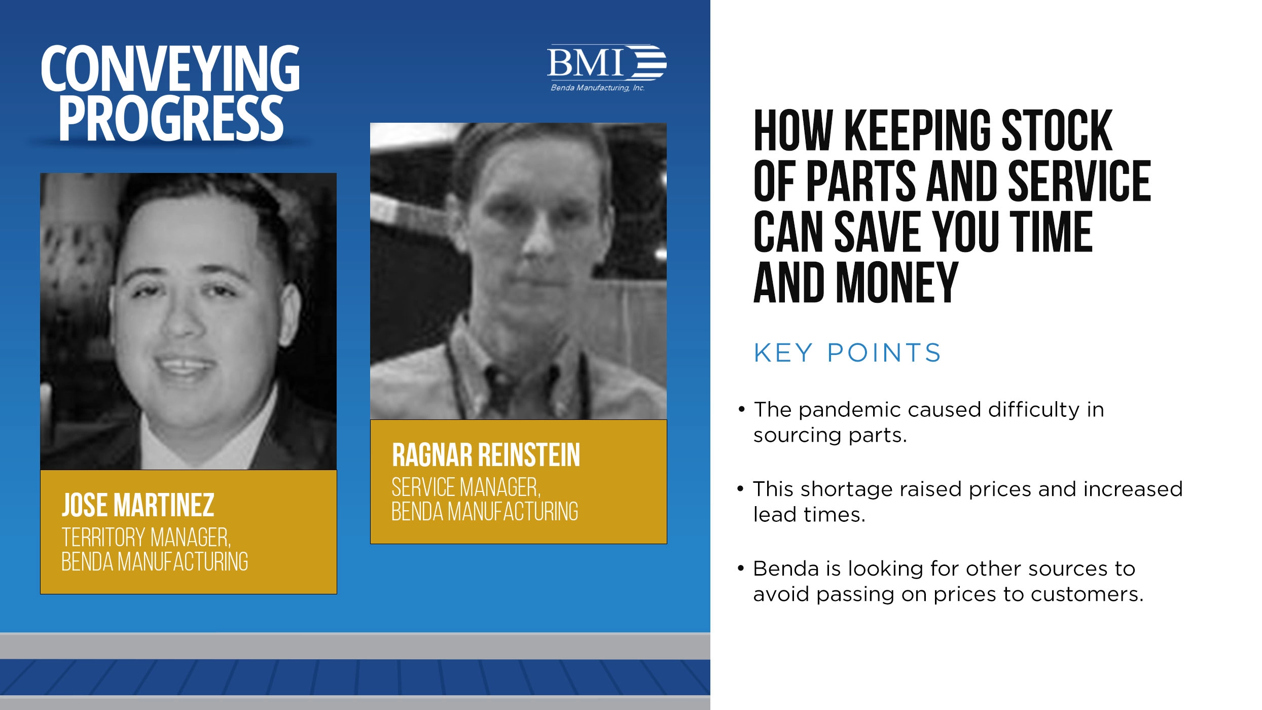 How Keeping Stock of Parts and Service Can Save You Time and Money