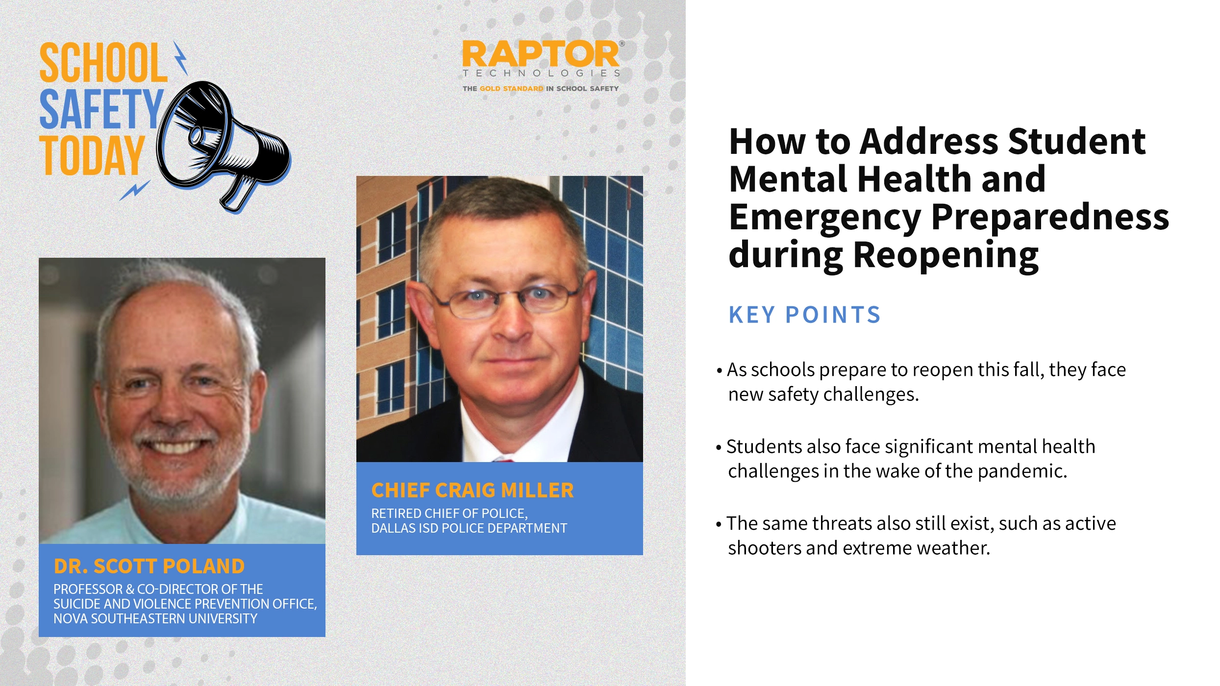 How to Address Student Mental Health and Emergency Preparedness during ...