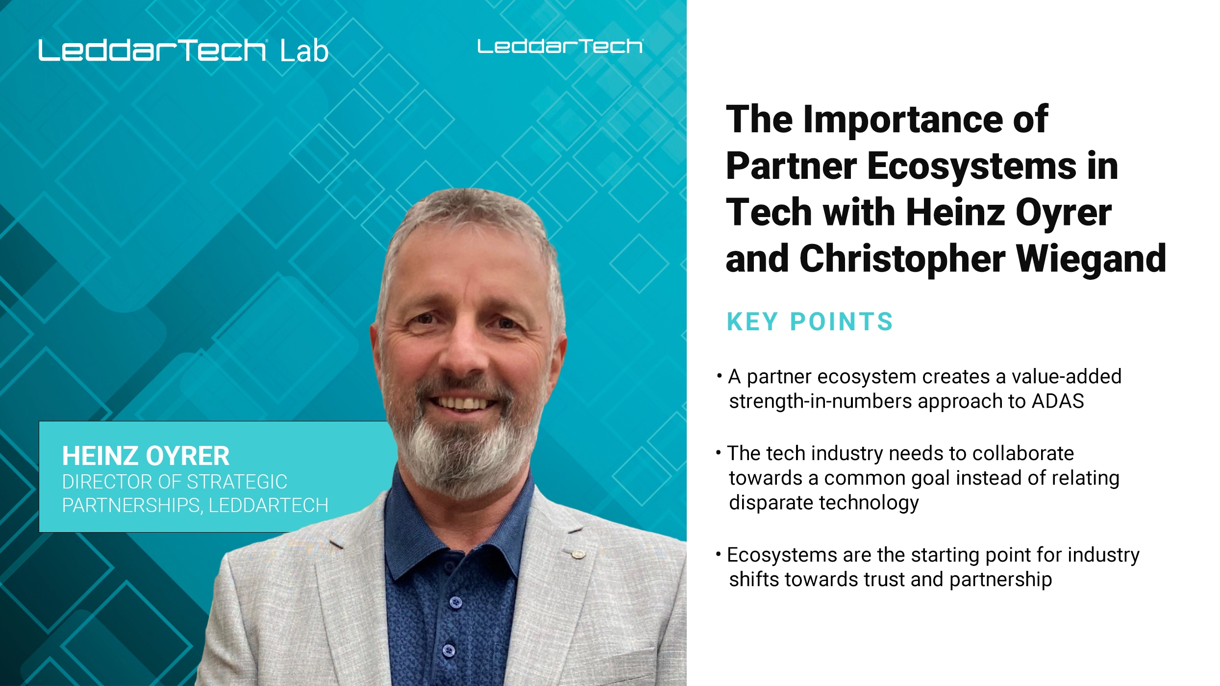 The LeddarTech Lab: The Importance of Partner Ecosystems in Tech