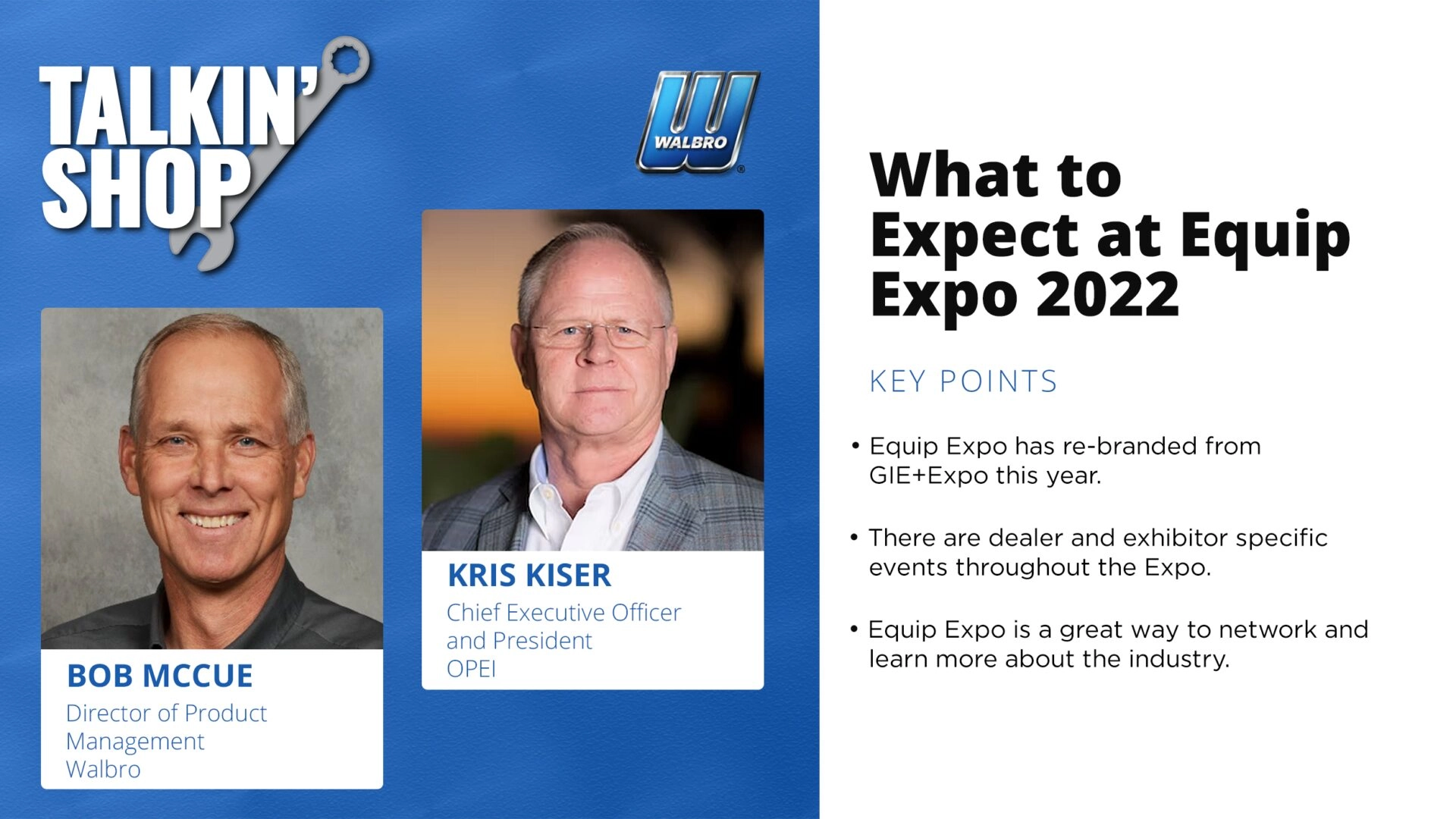 What to Expect at Equip Expo 2022 with Kris Kiser and Bob McCue