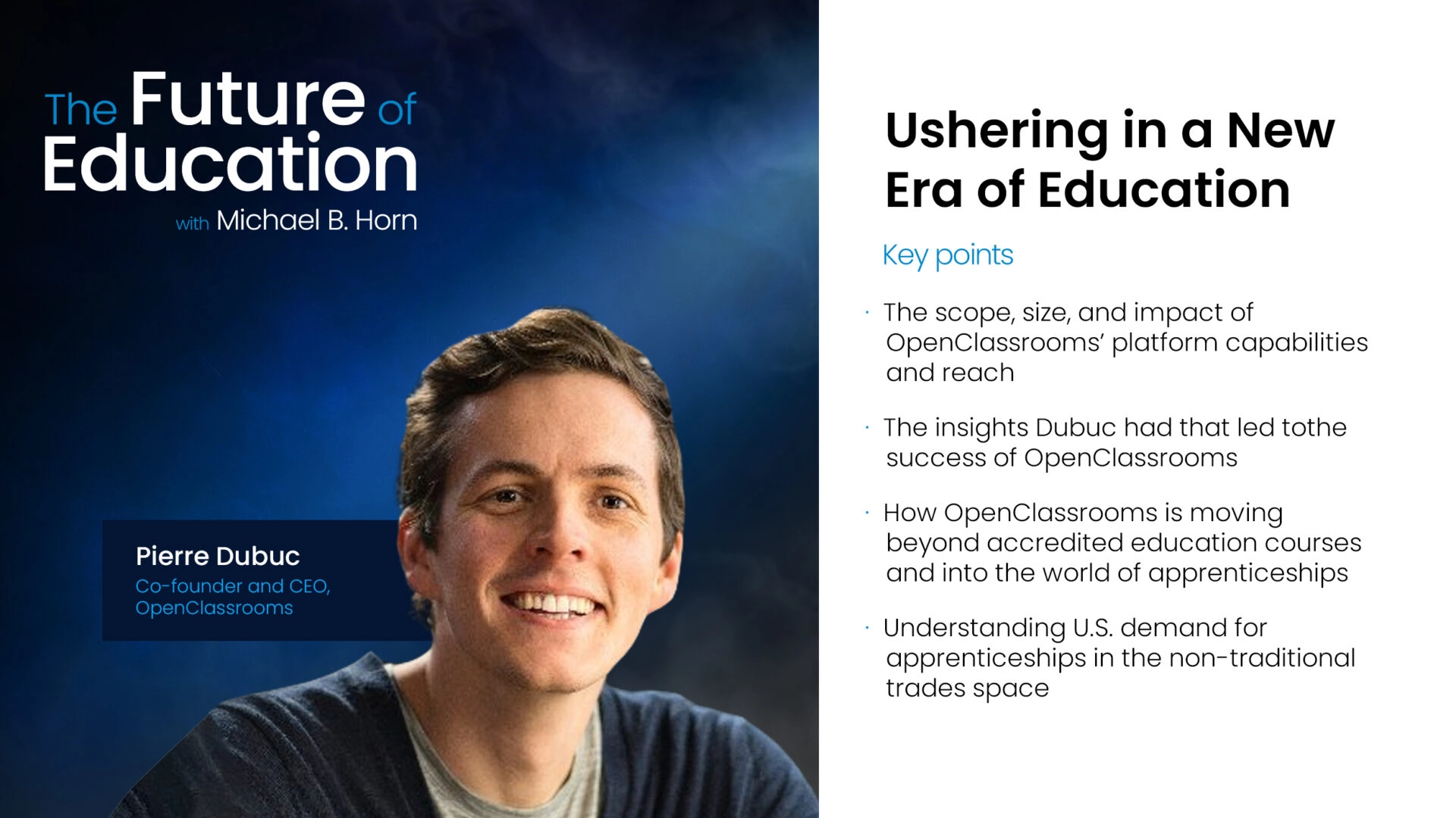Ushering in a New Era of Education with Pierre Dubuc