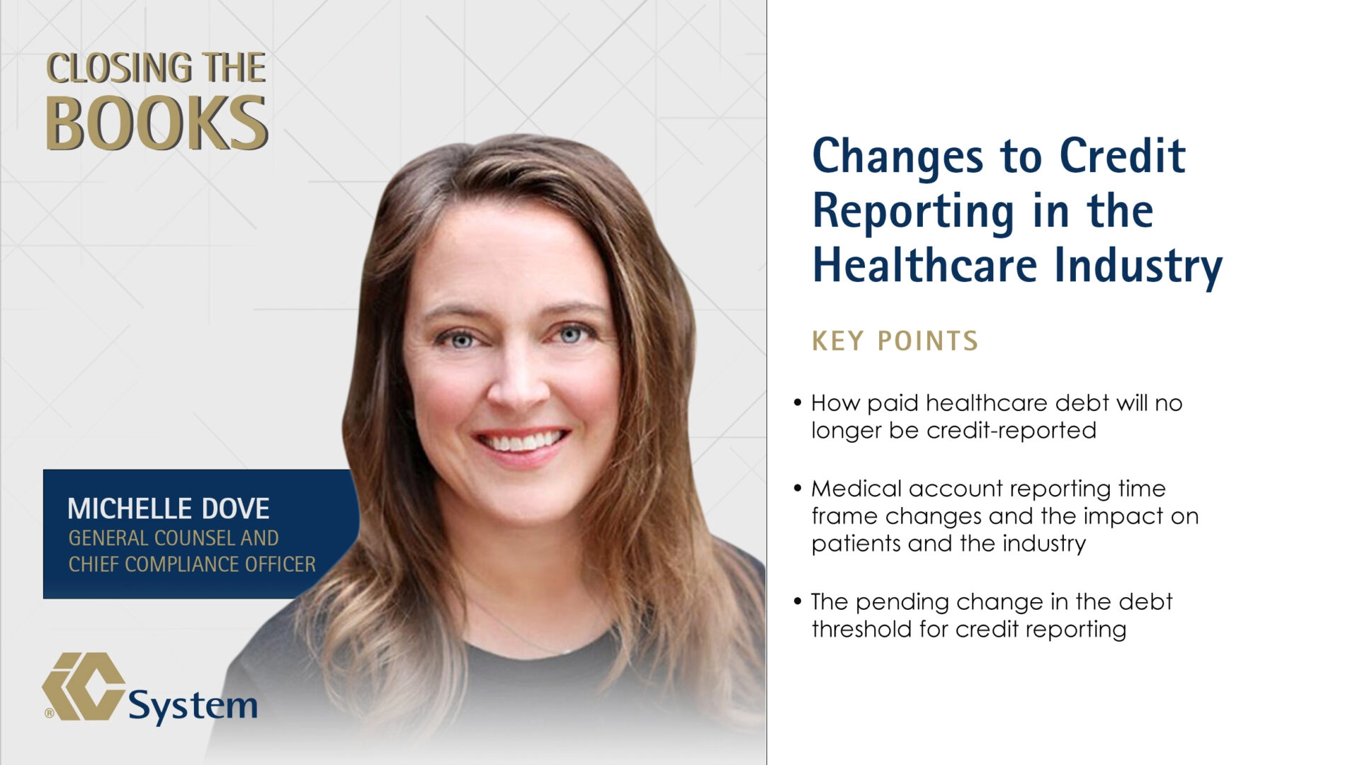 Closing the Books: Changes to Credit Reporting in Healthcare - MarketScale