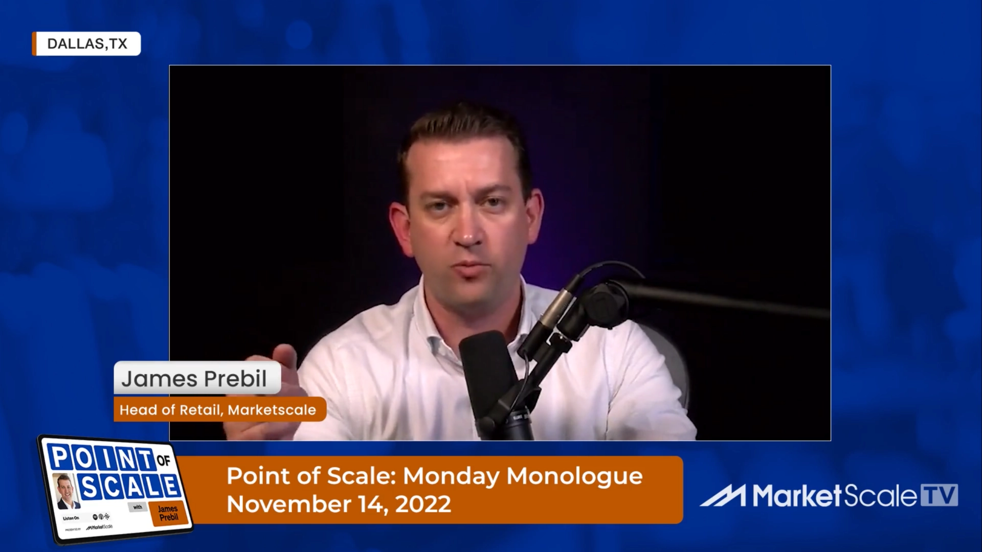 Point of Scale: Monday Monolog