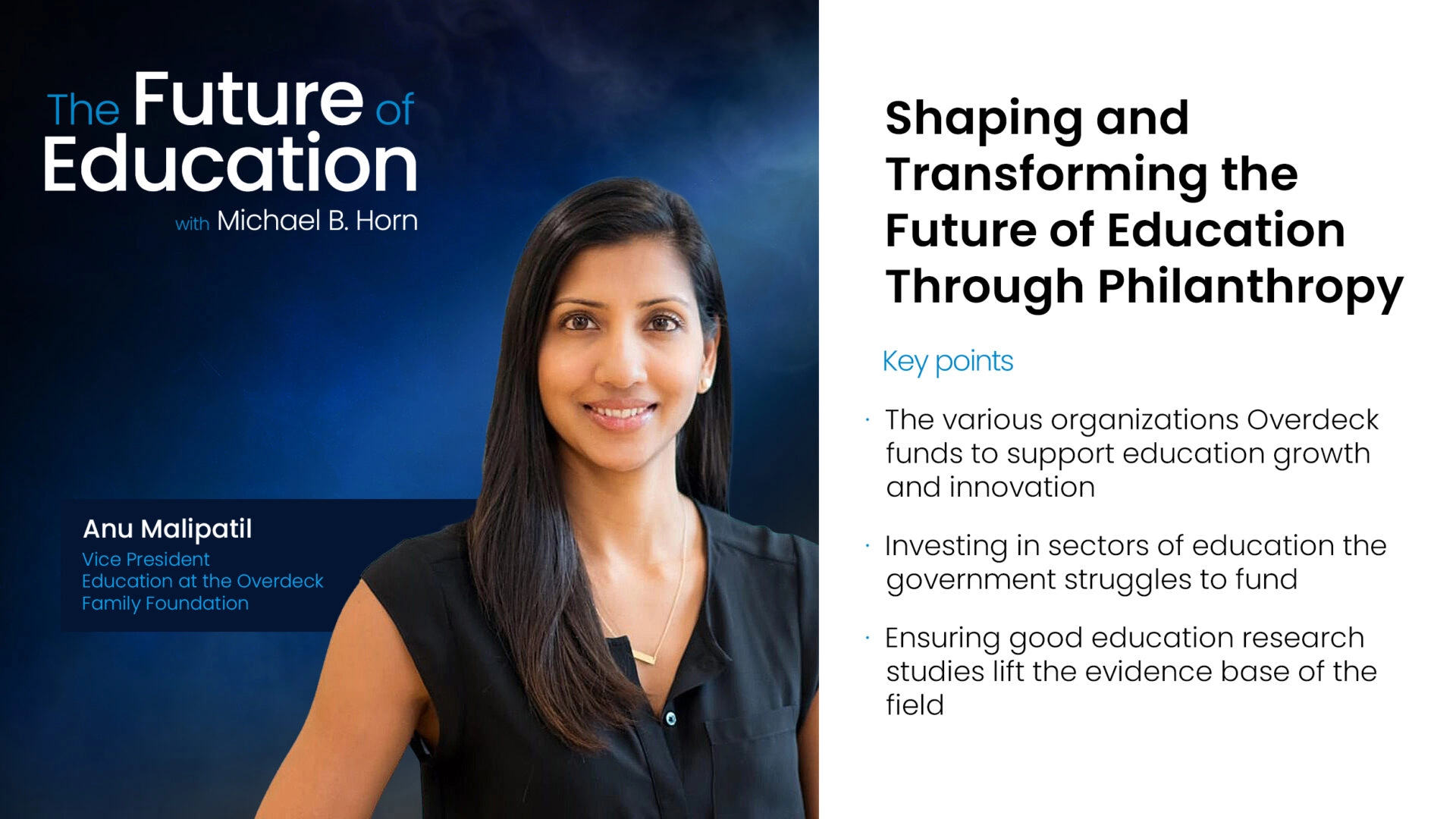 Philanthropy to Shape and Transform the Future of Education