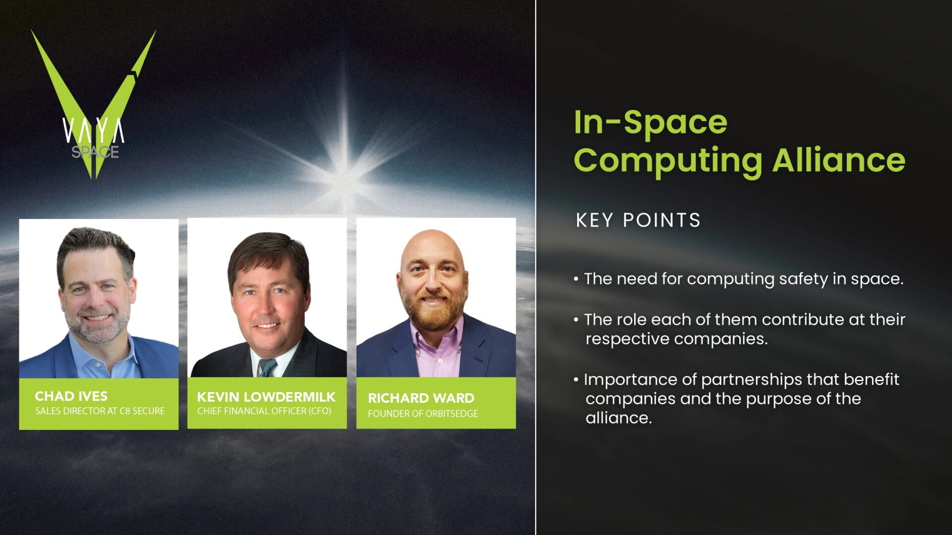 In-Space Computing Alliance