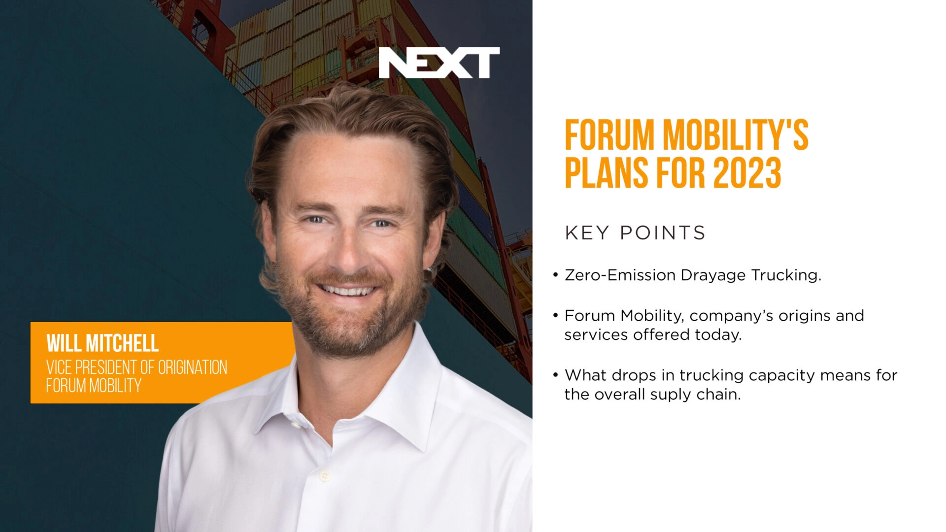 Forum Mobility’s Plans for 2023