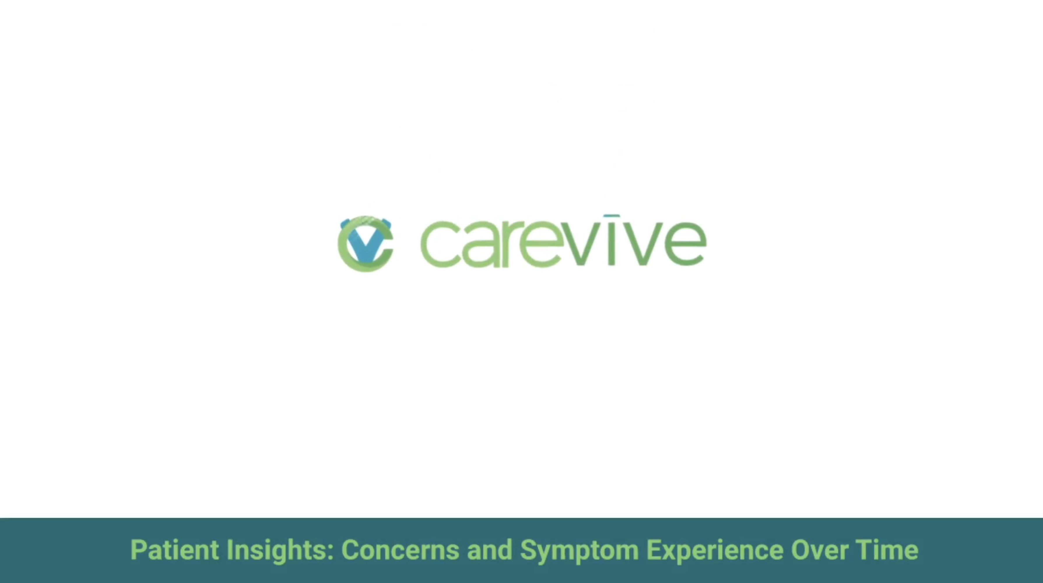 Patient Insights - Concerns and Symptom Experience over time Patient Insights - Concerns and Symptom Experience over time