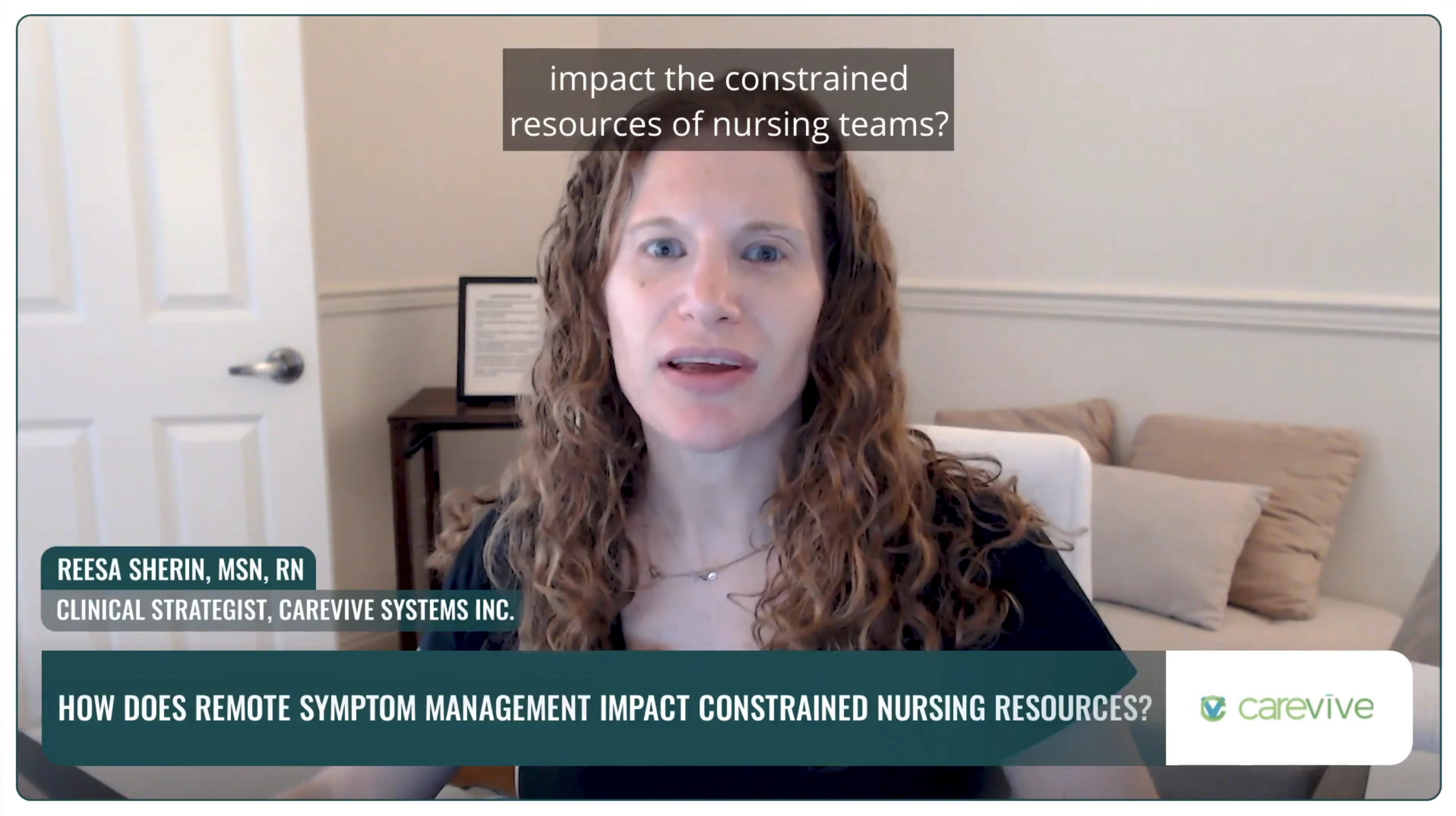 How Does Remote Symptom Management Impact Constrained Nursing Resources? How Does Remote Symptom Management Impact Constrained Nursing Resources?