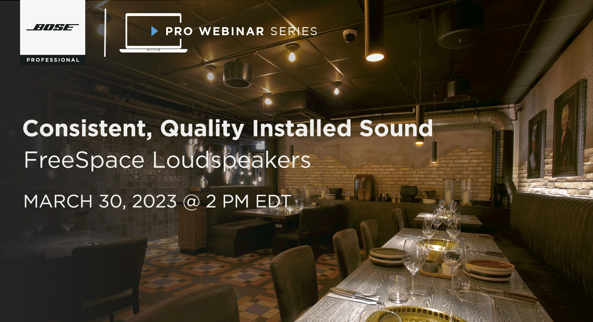 Consistent, Quality Installed Sound- FreeSpace Loudspeakers