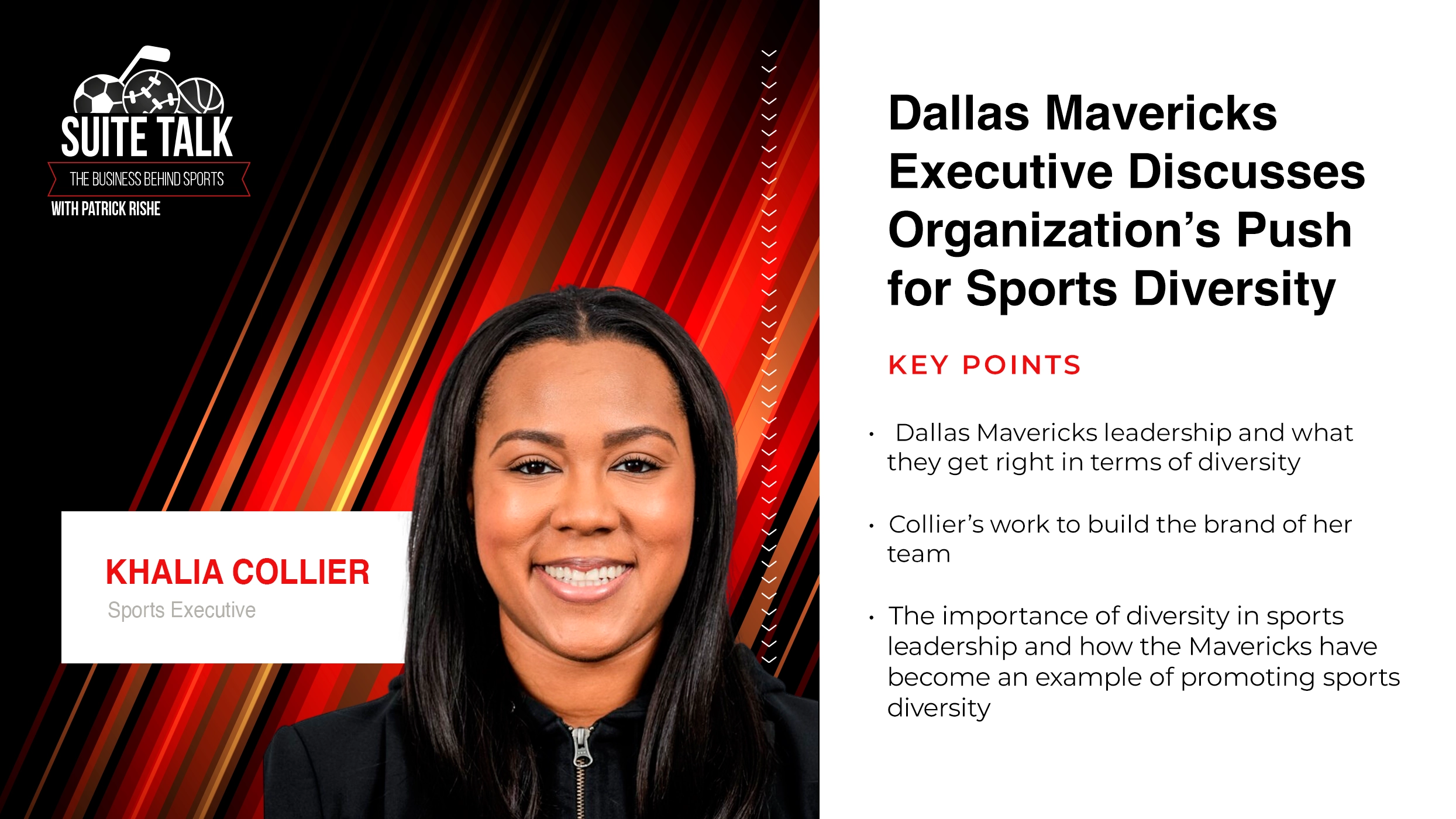 Dallas Mavericks Executive Discusses Organization’s Push for Sports ...