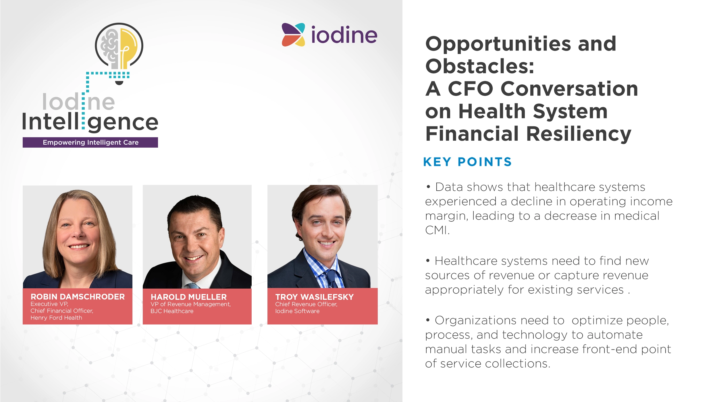 Opportunities and Obstacles: A CFO Conversation on Health System ...