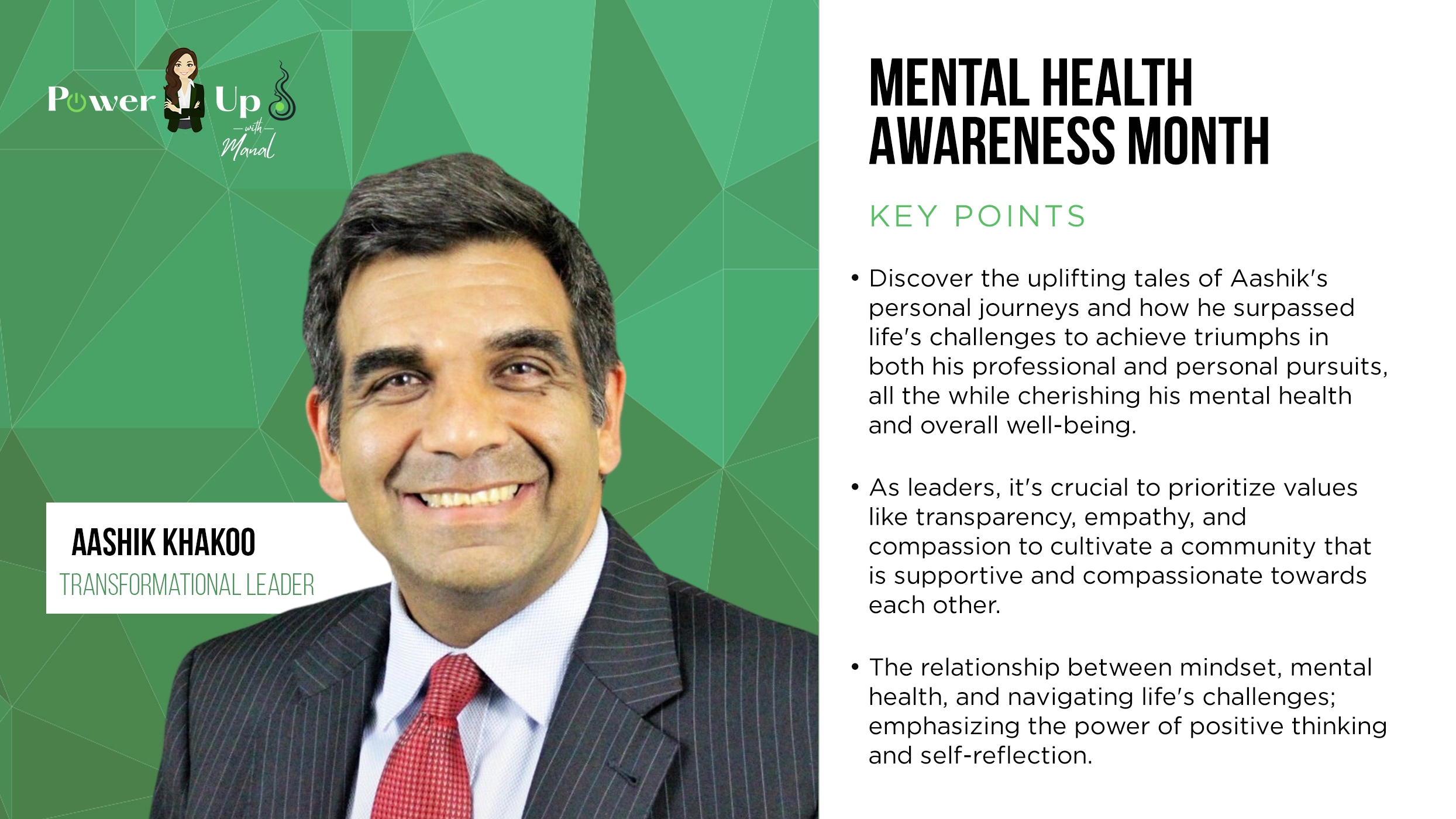 Mental Health Awareness Month | Hear Aashik Khakoo's Journey as a ...