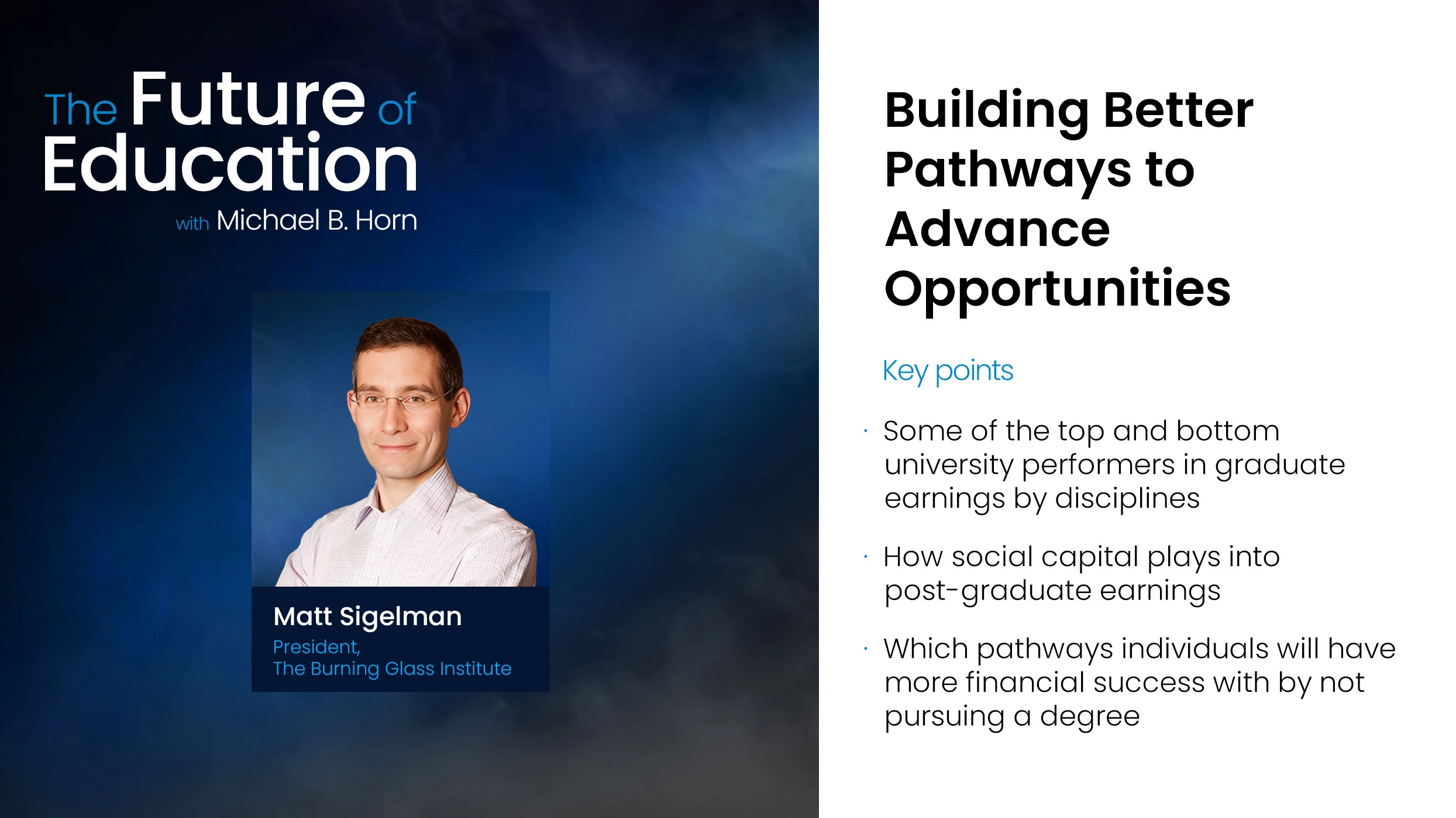 Building Better Pathways to Advance Opportunities
