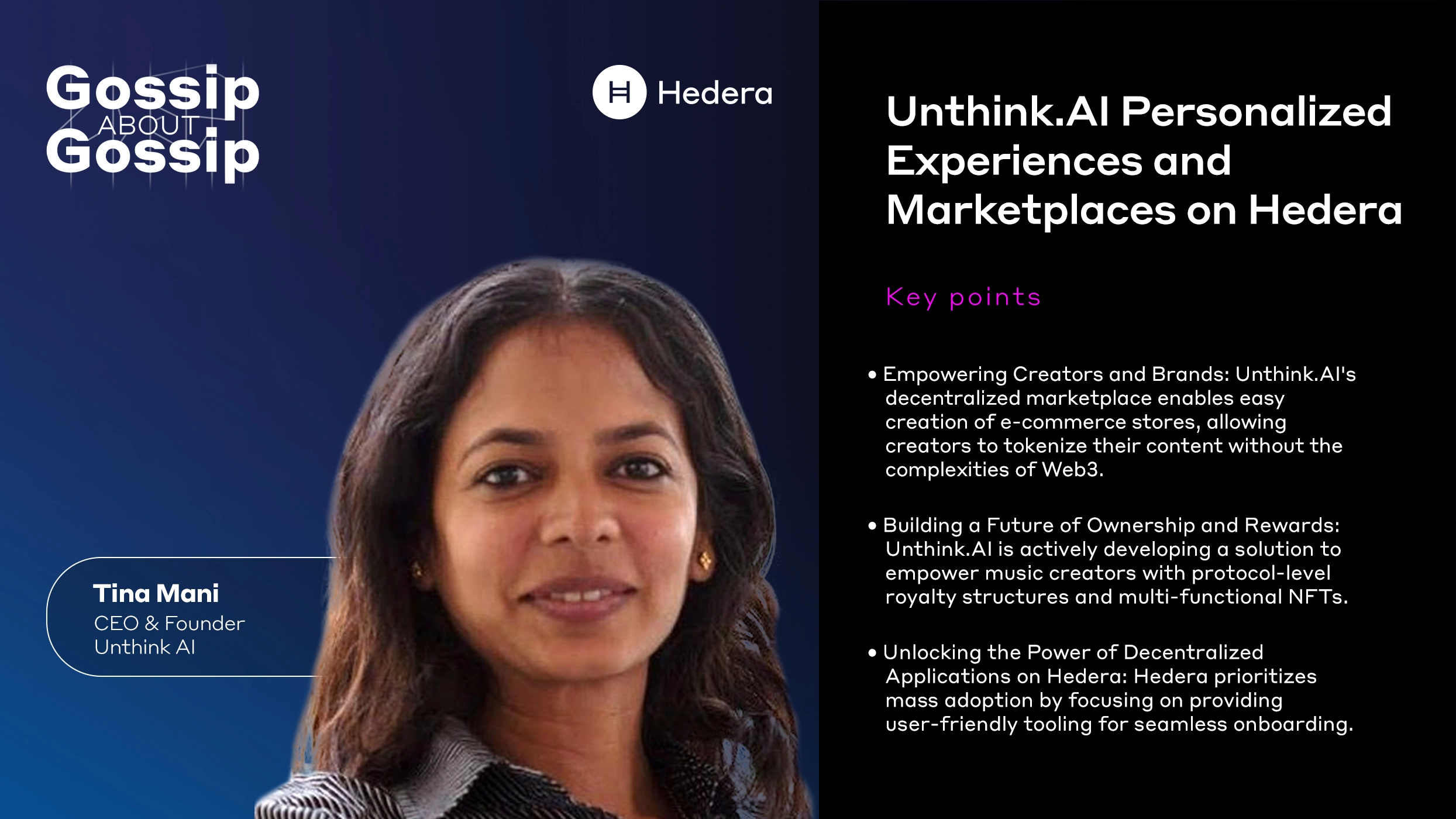 Unthink.AI Revolutionizes Personalized Experiences and Marketplaces on Hedera