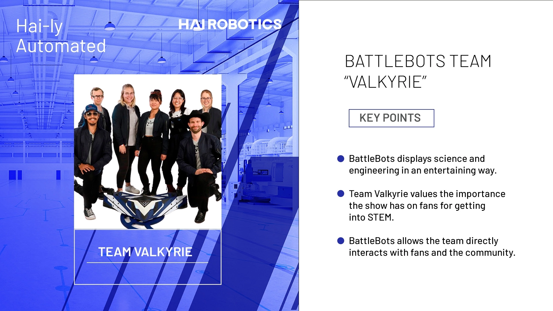 Battlebots Team “valkyrie”