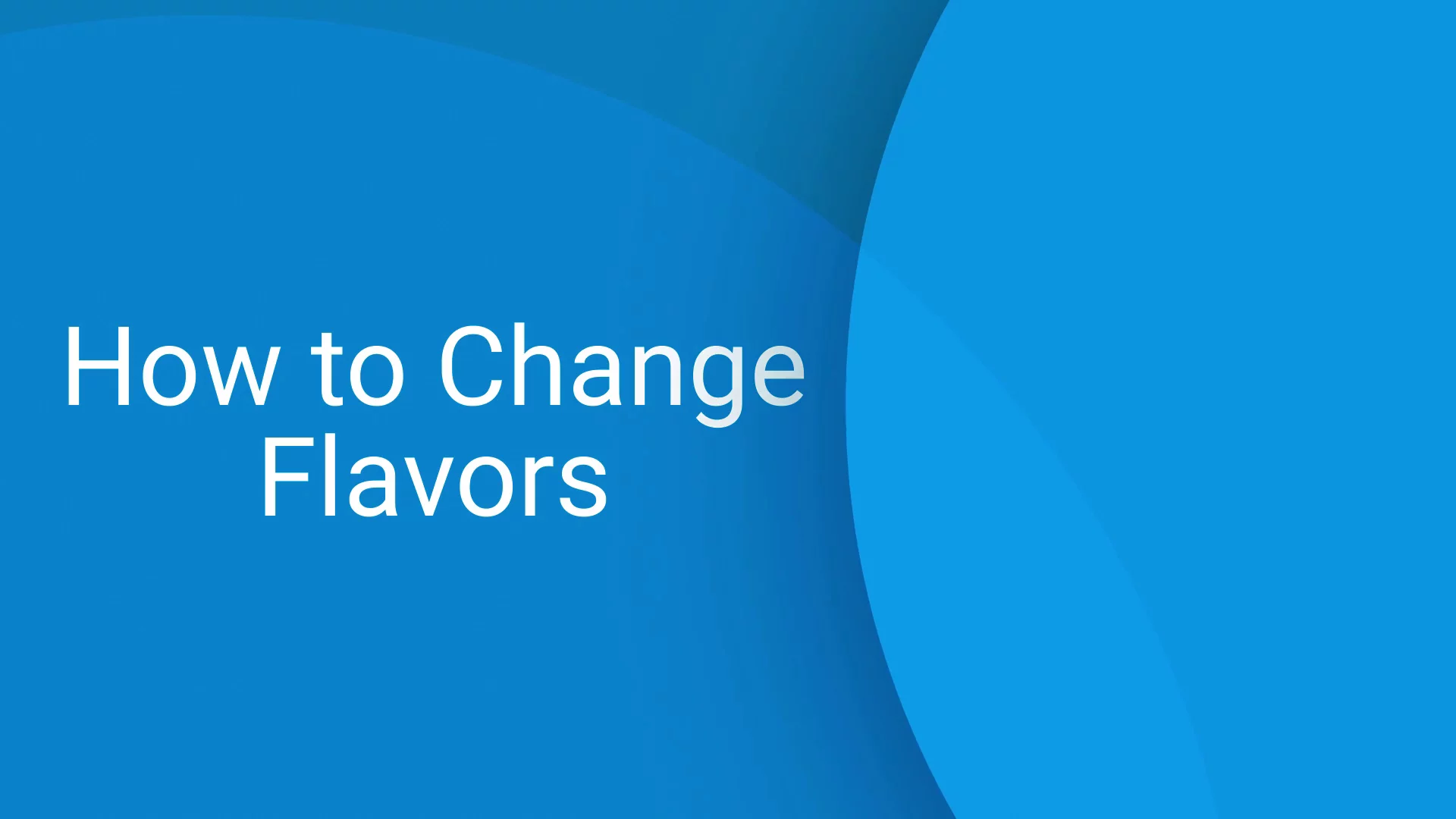 FBD Store Personnel Training: How to Change Flavor