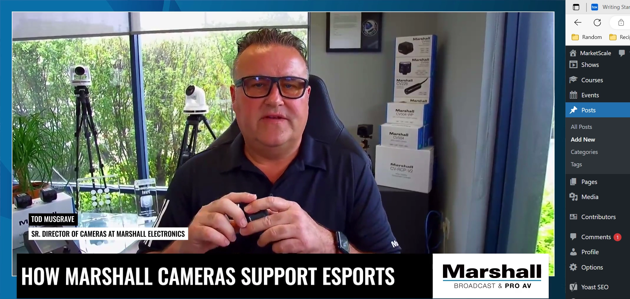 eSports: How Marshall Cameras Supports Them