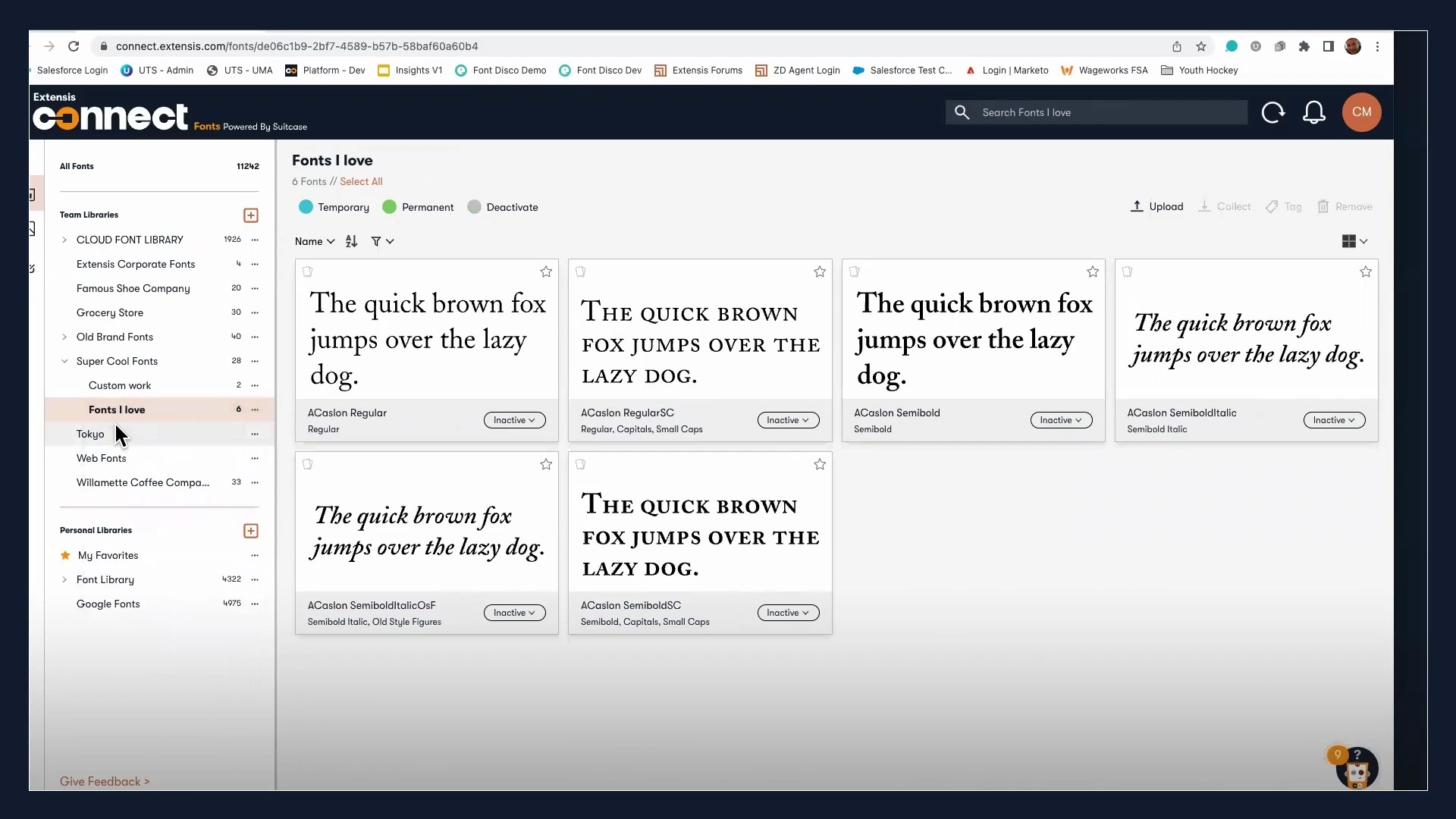 Connect Fonts - Font Activation