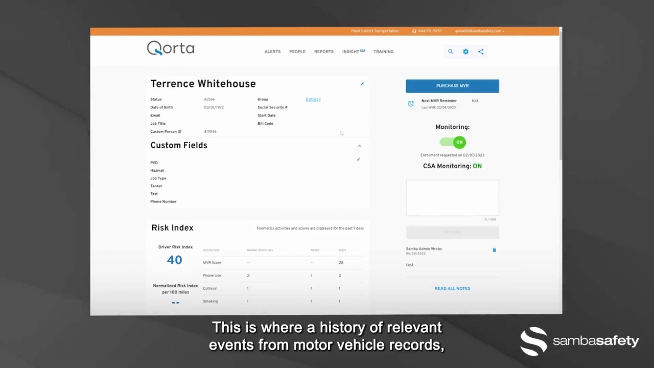 Empowering Informed Risk Management for Safer Fleets