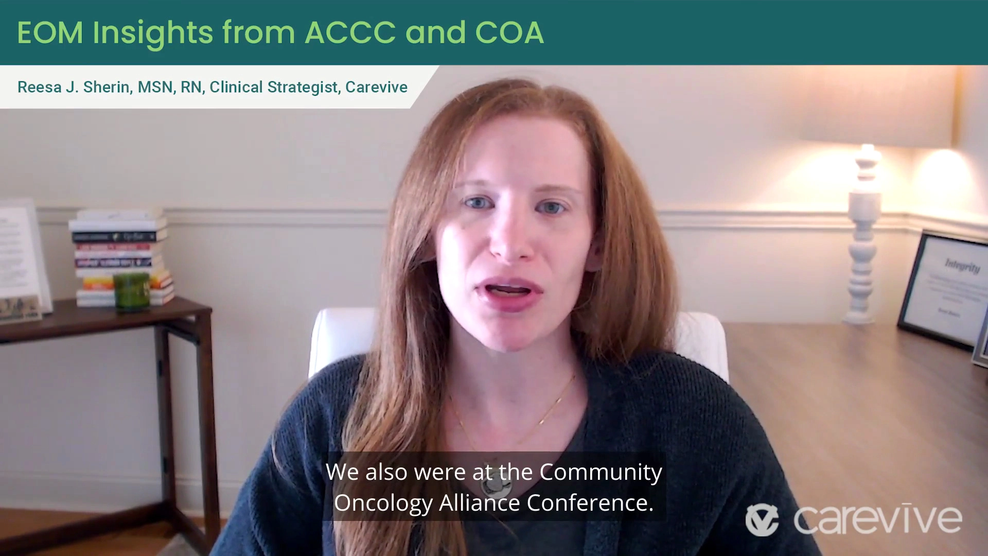 EOM insights from ACCC and COA from Carevive