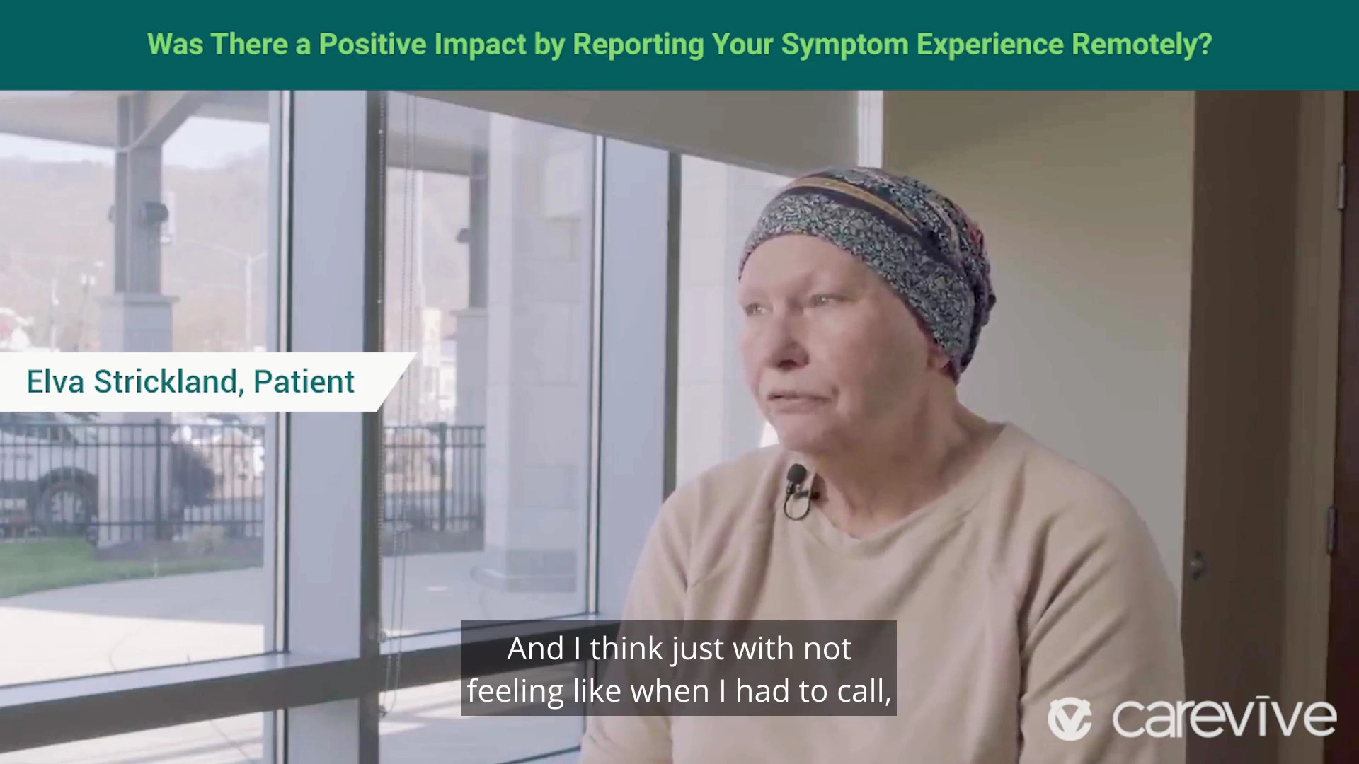 Was There a Positive Impact by Reporting Your Symptom Experience Remotely?