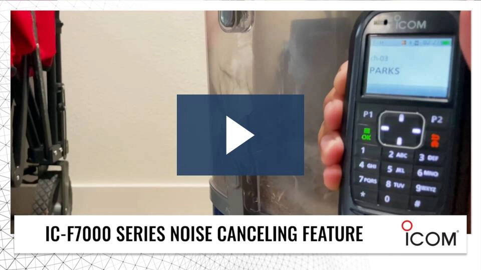 IC-F7000 SERIES Noise-Cancelling Feature