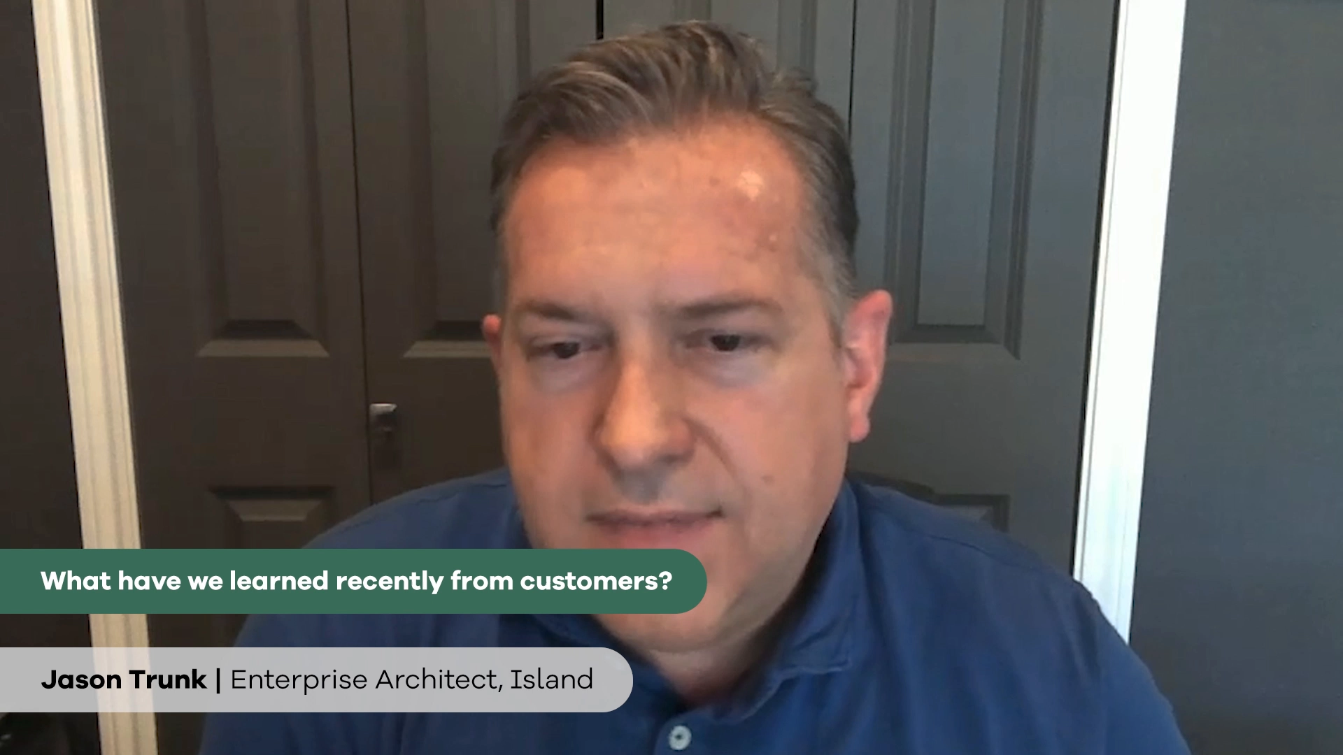 What have we learned recently from customers? Jason Trunk Pt. 2 ...