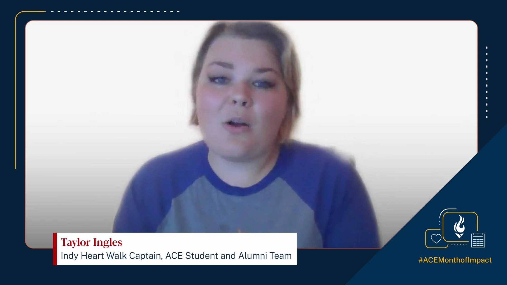 Taylor Ingles Discussed the Indy Heart Walk