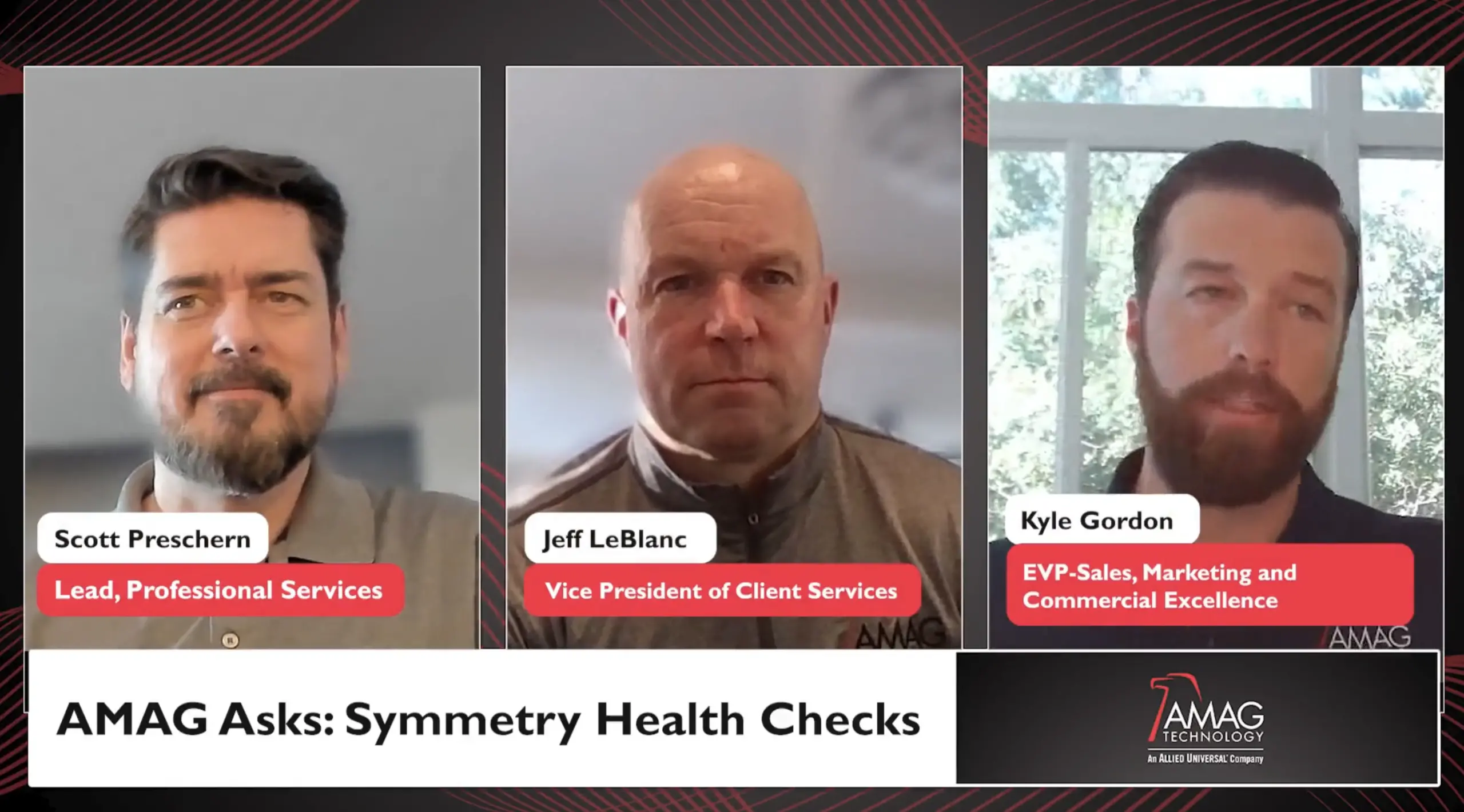 AMAG Asks Symmetry Health Checks