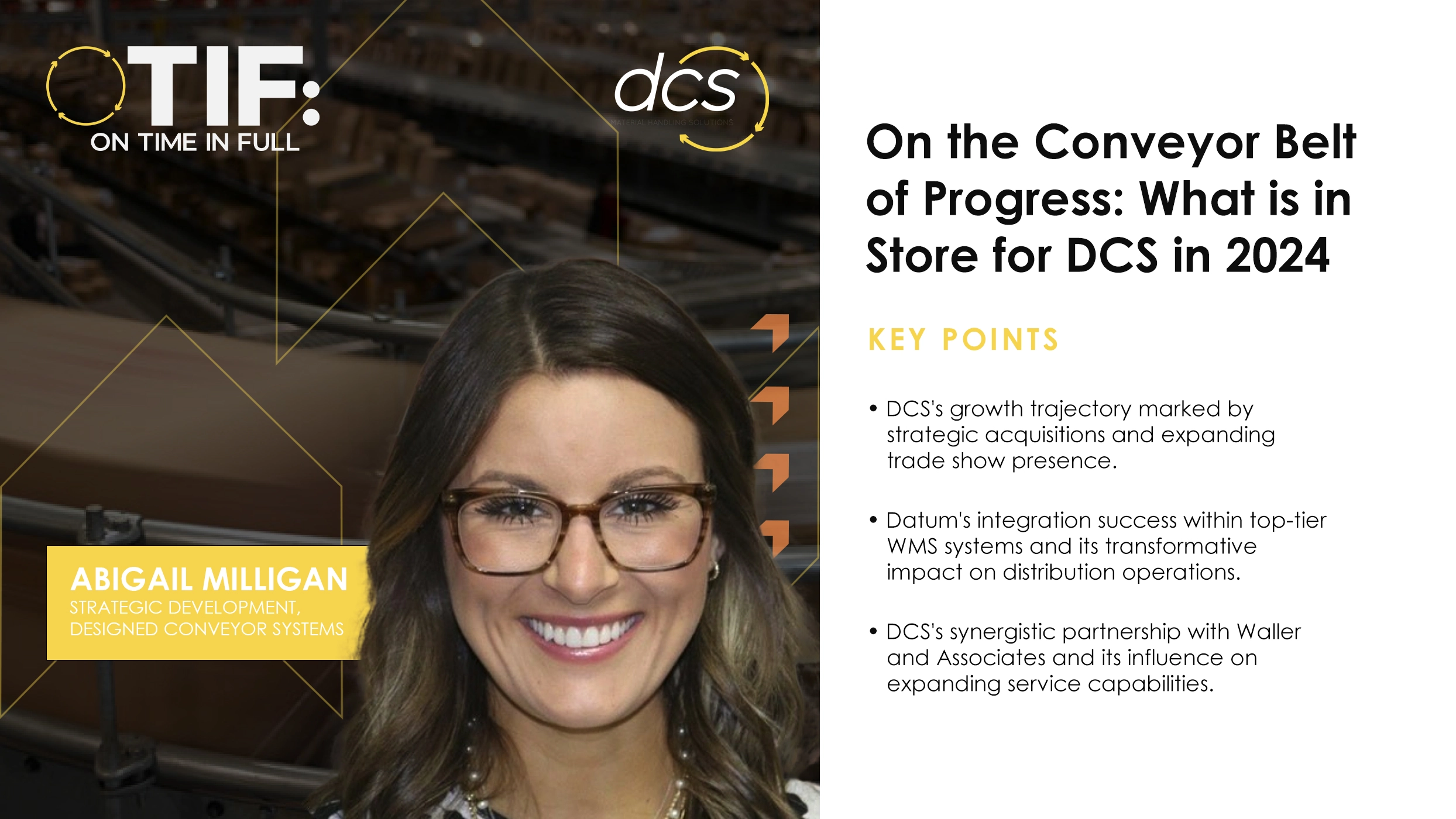 On the Conveyor Belt of Progress: What is in Store for DCS in 2024