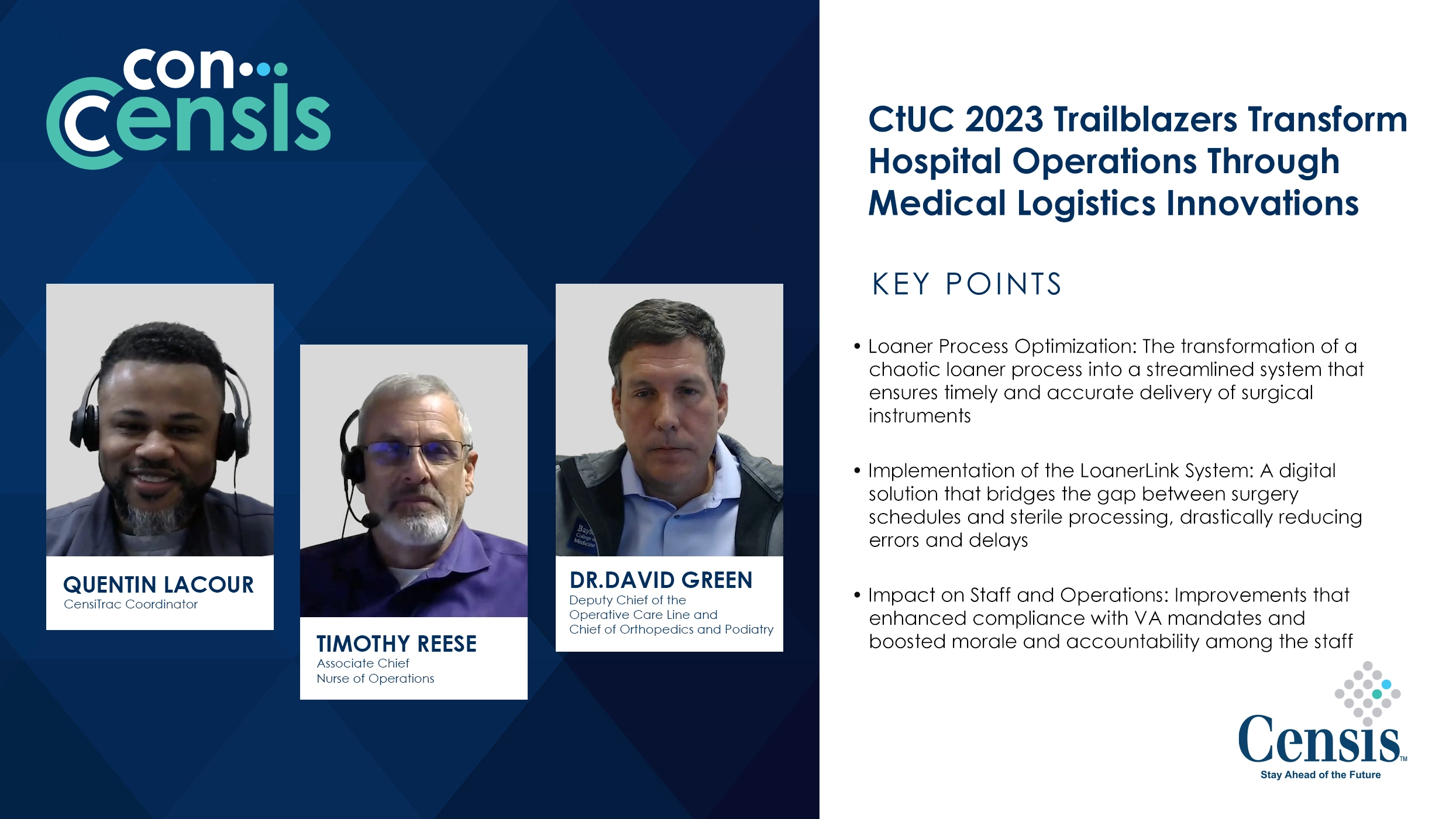 CtUC 2023 Trailblazers Transform Hospital Operations Through Medical ...