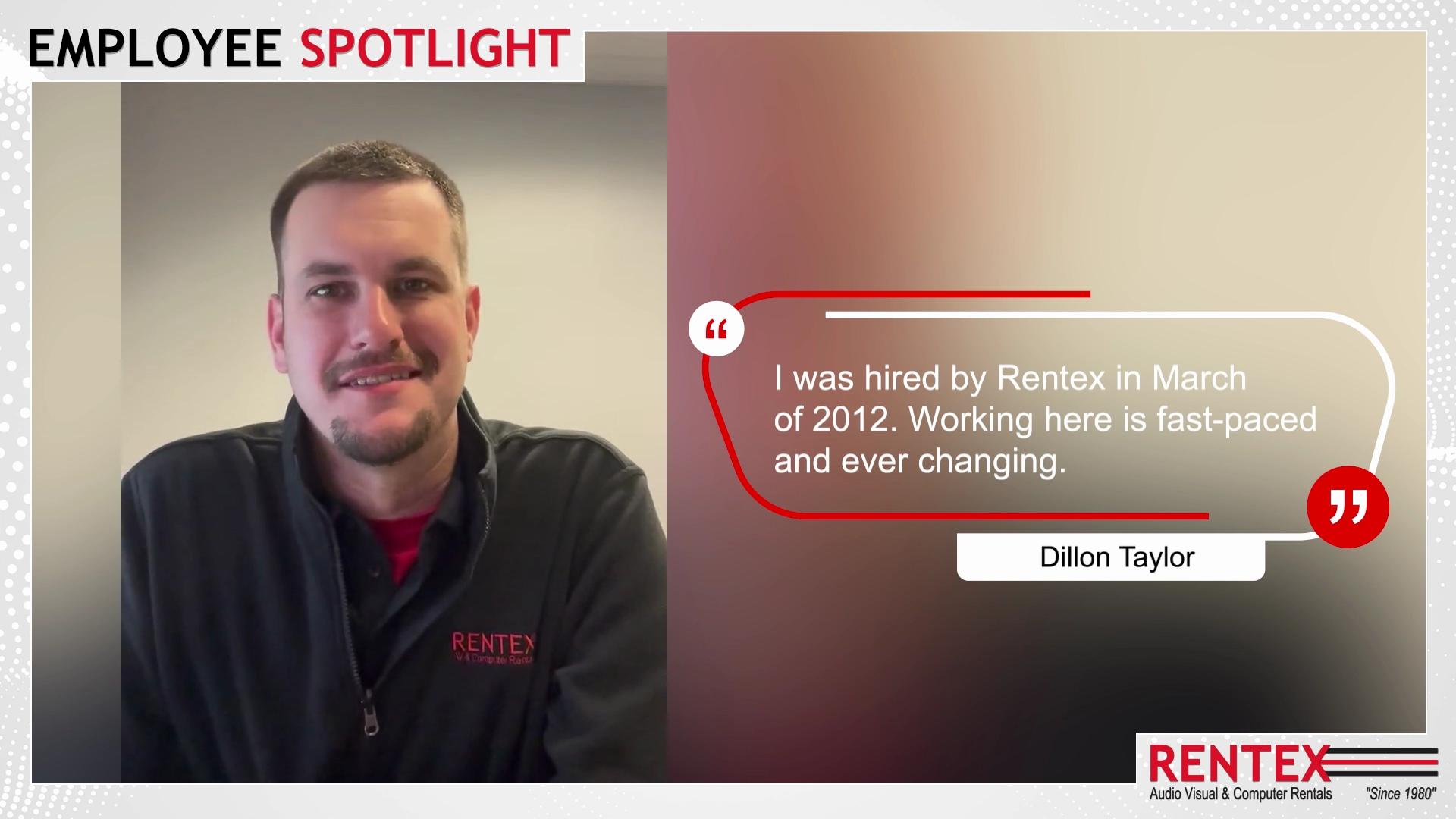 Thriving in the Fast Lane: Dillon Taylor’s Journey at Rentex Dallas