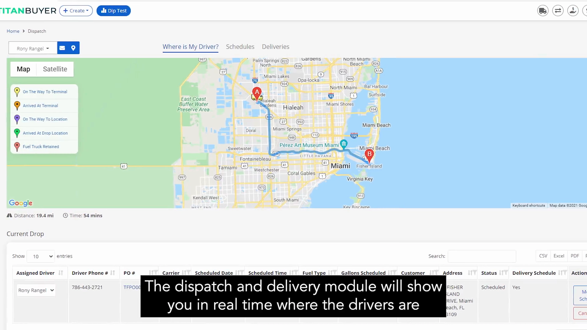 Seamless Deliveries: Titan Cloud’s Dispatch Module