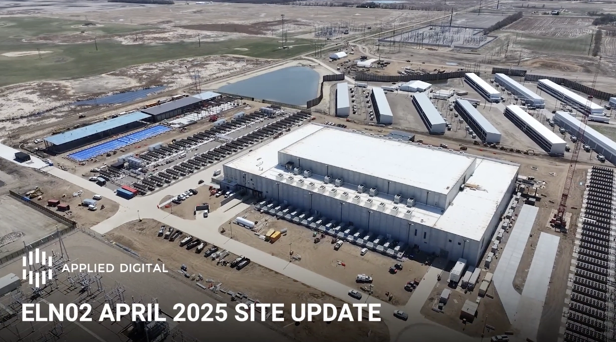 Applied Digital Ellendale AI Data Center: April 2025 Update